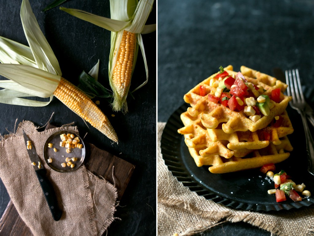 Maiswaffeln mit Salsa | Foodlovin'