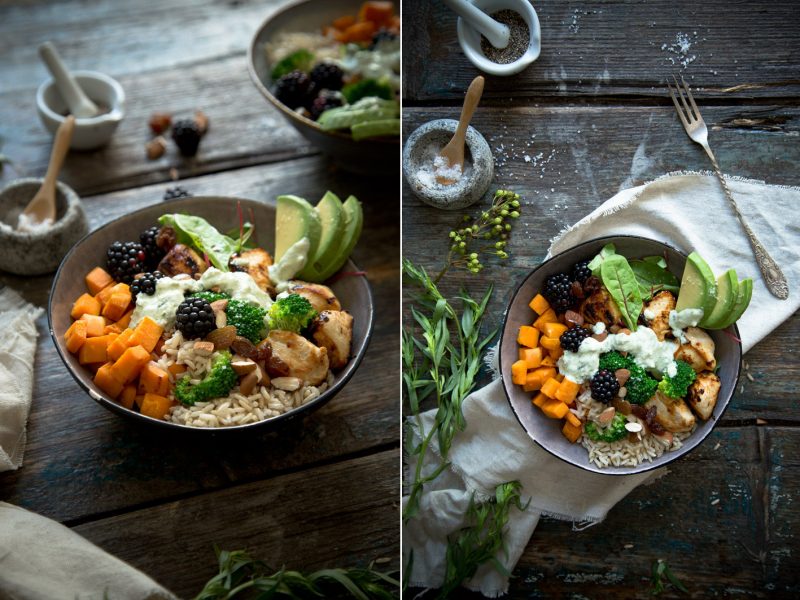 Lunch Bowl mit Avocado und Süßkartoffel | Foodlovin'