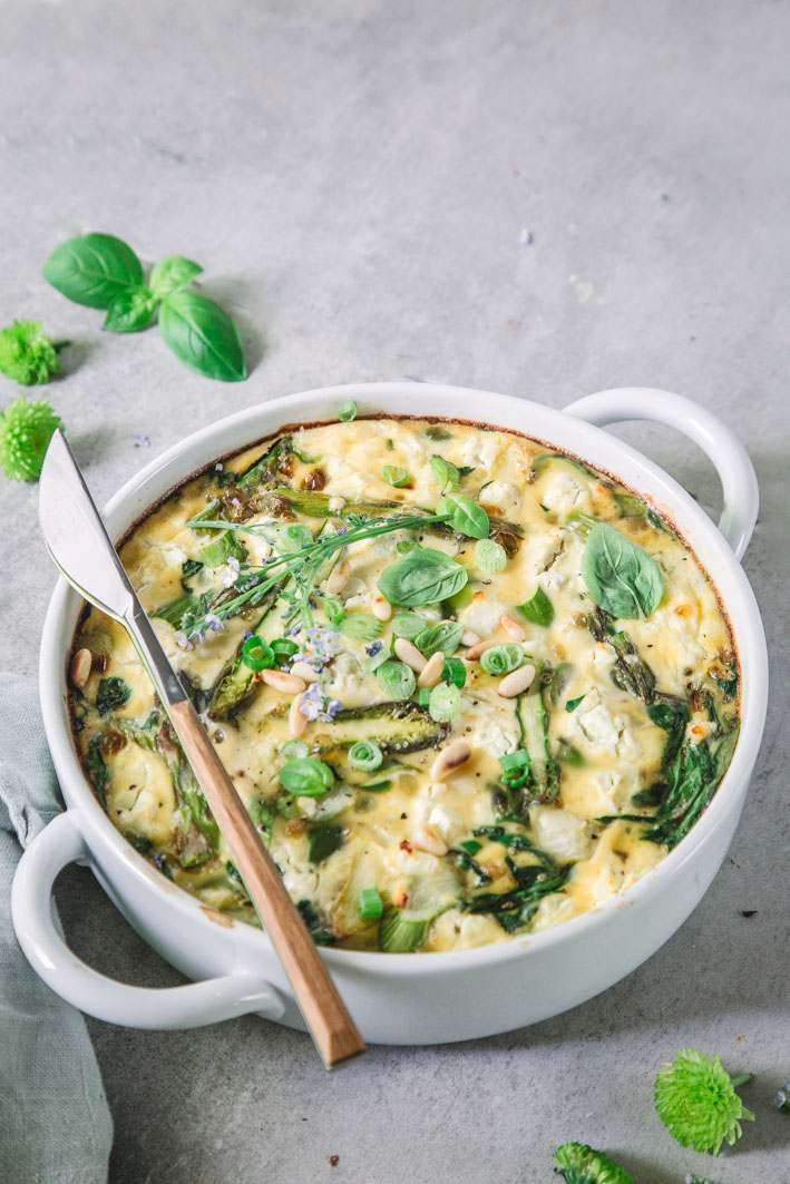 Spargel-Spinat-Frittata | Foodlovin'
